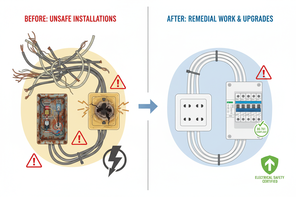 EICR Remedial Work Costs 2025 – UK Guide to Post-EICR Repairs – Shiny ...